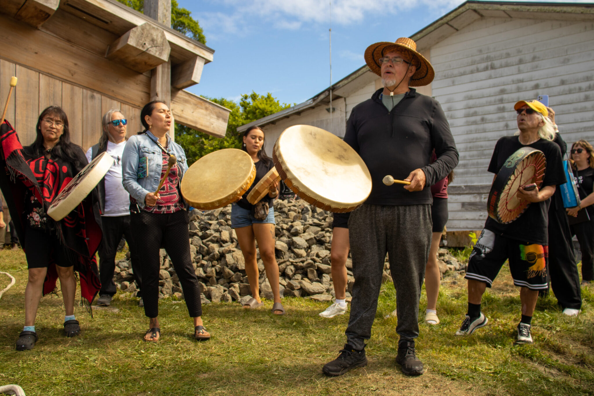‘The biggest one yet’ historic pole raising and potlatch in Old Masset ...